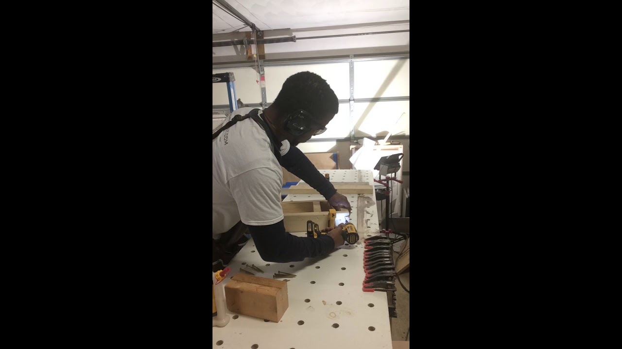 DIY Overhead Ladder Rack - YouTube