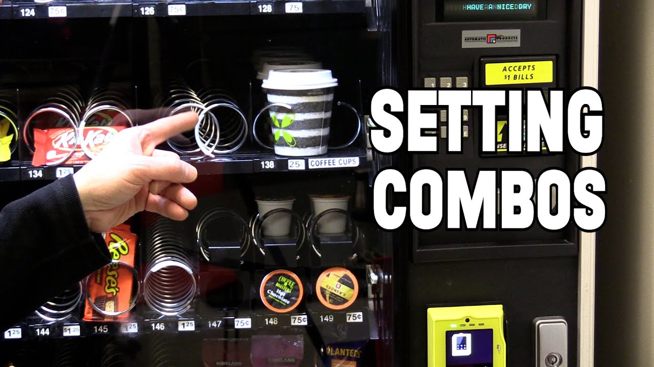 How to set Combo Items on a Snack Machine - YouTube
