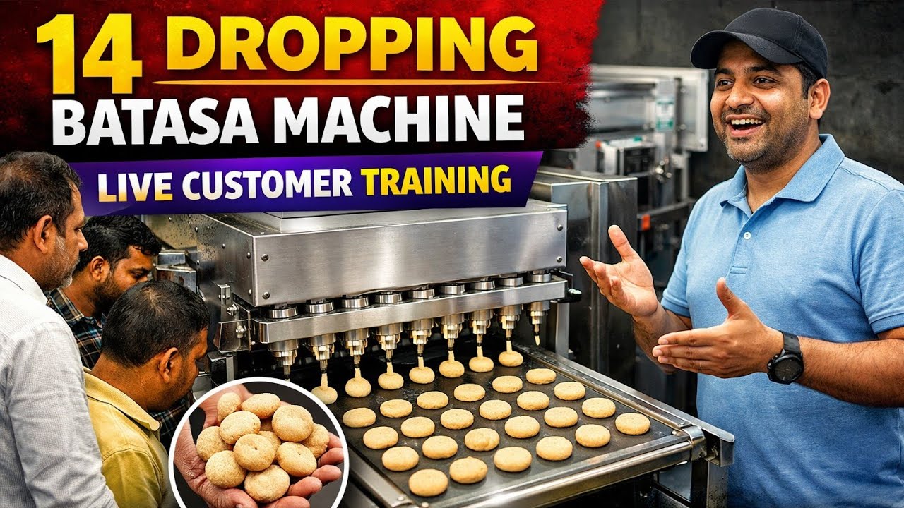 14 Dropping Batasa Machine | Batasa Making Machine || Best Business ...