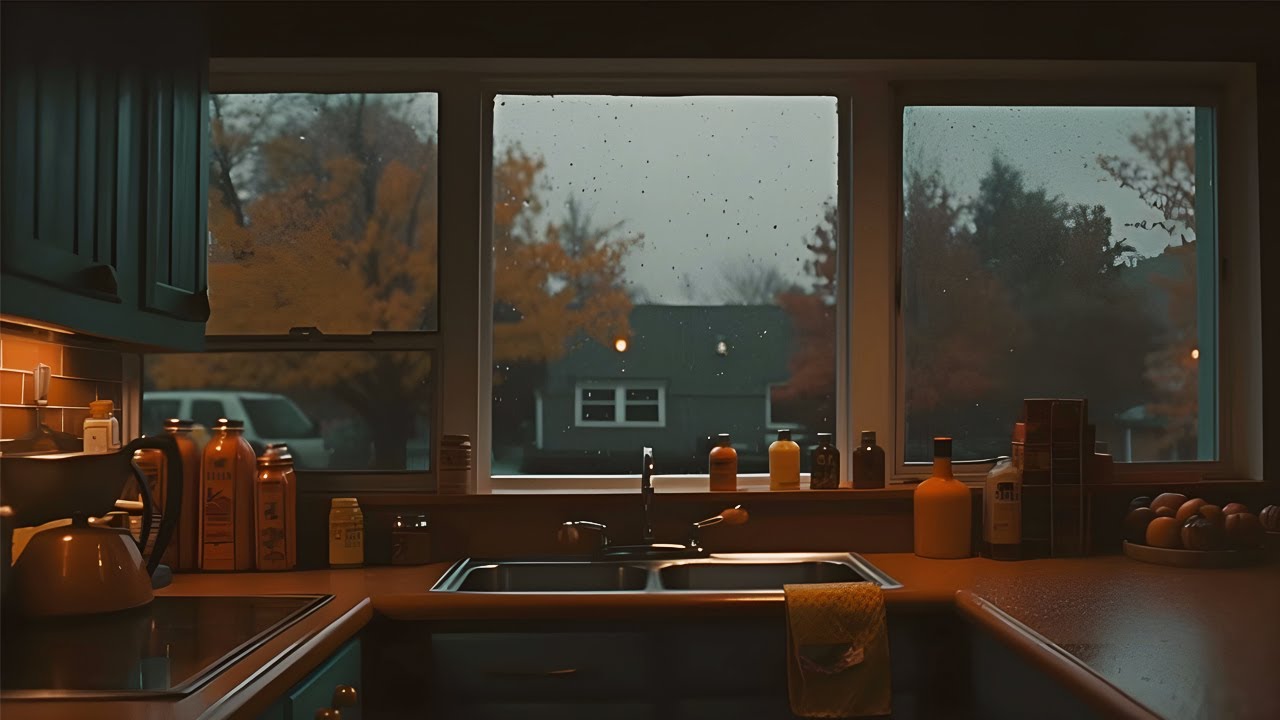 A Cozy Rainy Autumn Evening From Your 80s Fall Kitchen🍂 Fall Autumn ...