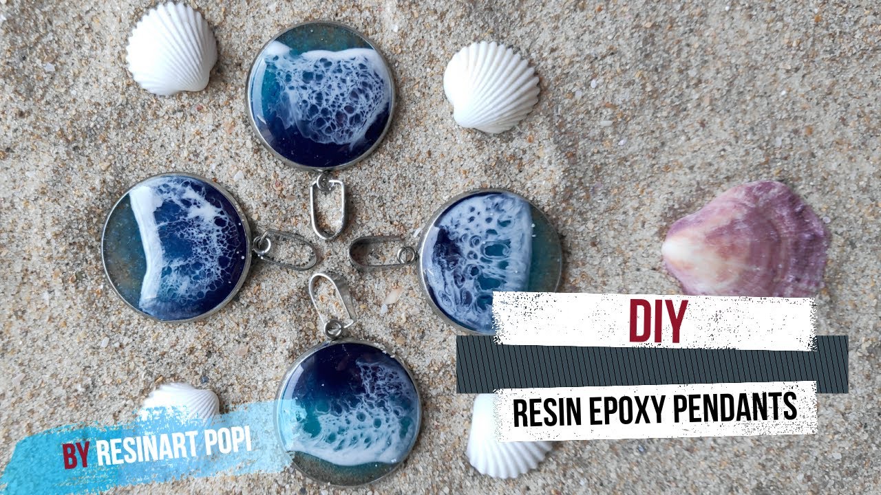 DIY epoxy resin jewelry with Resinart Popi - YouTube