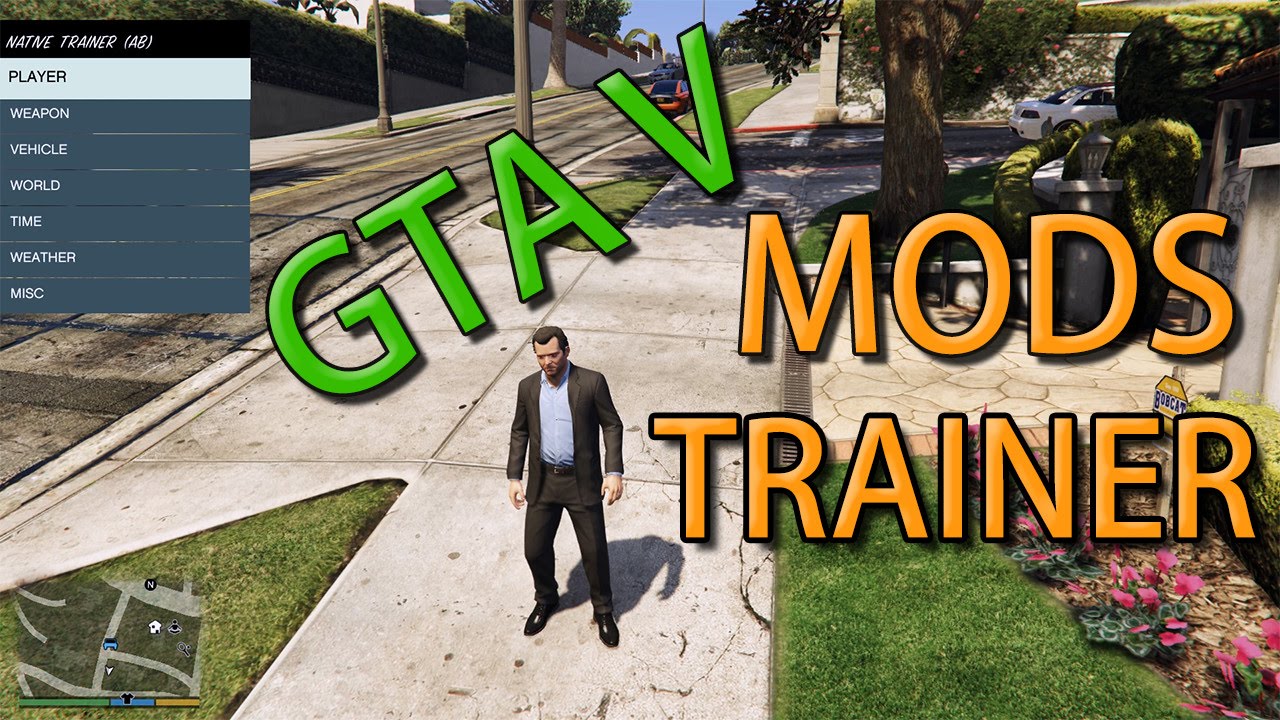 GTA 5 - MOSTRANDO O MOD: TRAINER TODO PODEROSO!! HD - YouTube