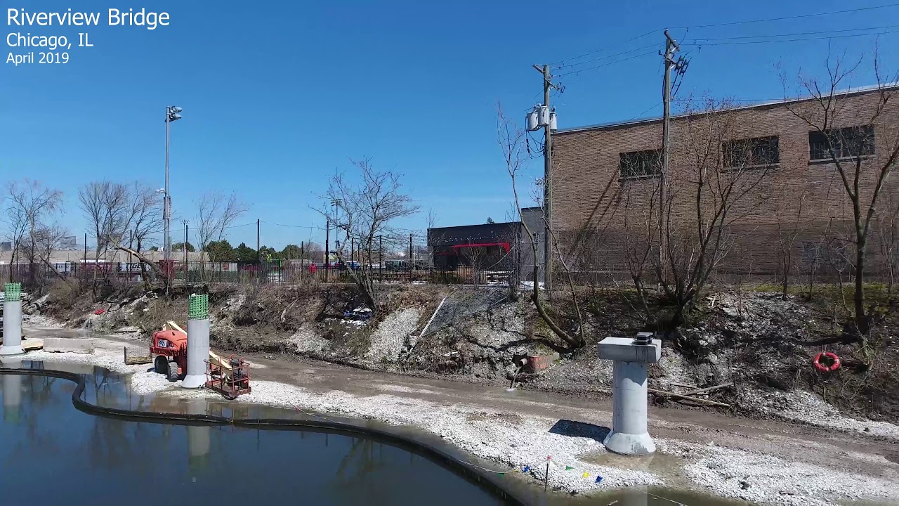 Riverview Bridge - April 2019 Construction Update - YouTube