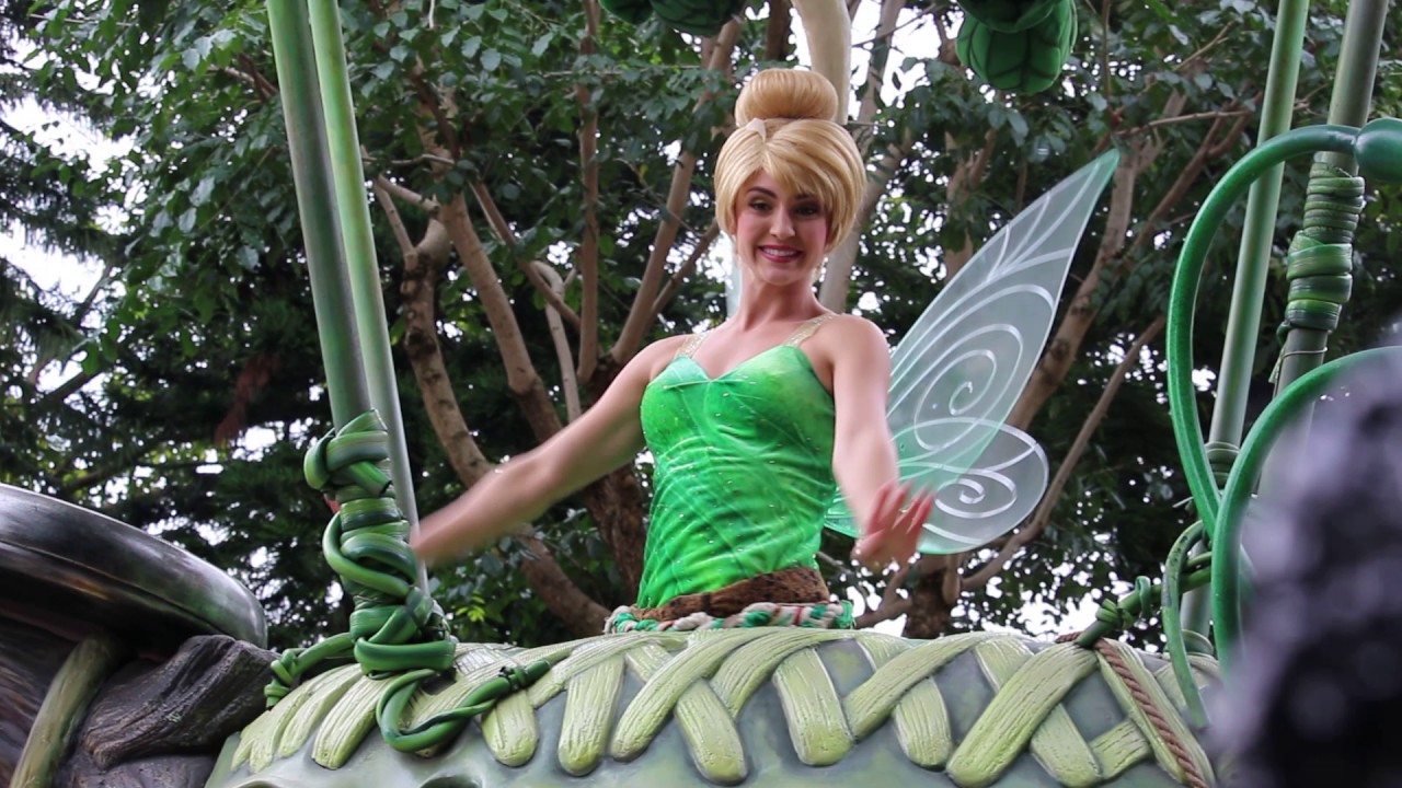 Flight of fantasy Tinker Bell float show stop 2017 January (Part 2 ...