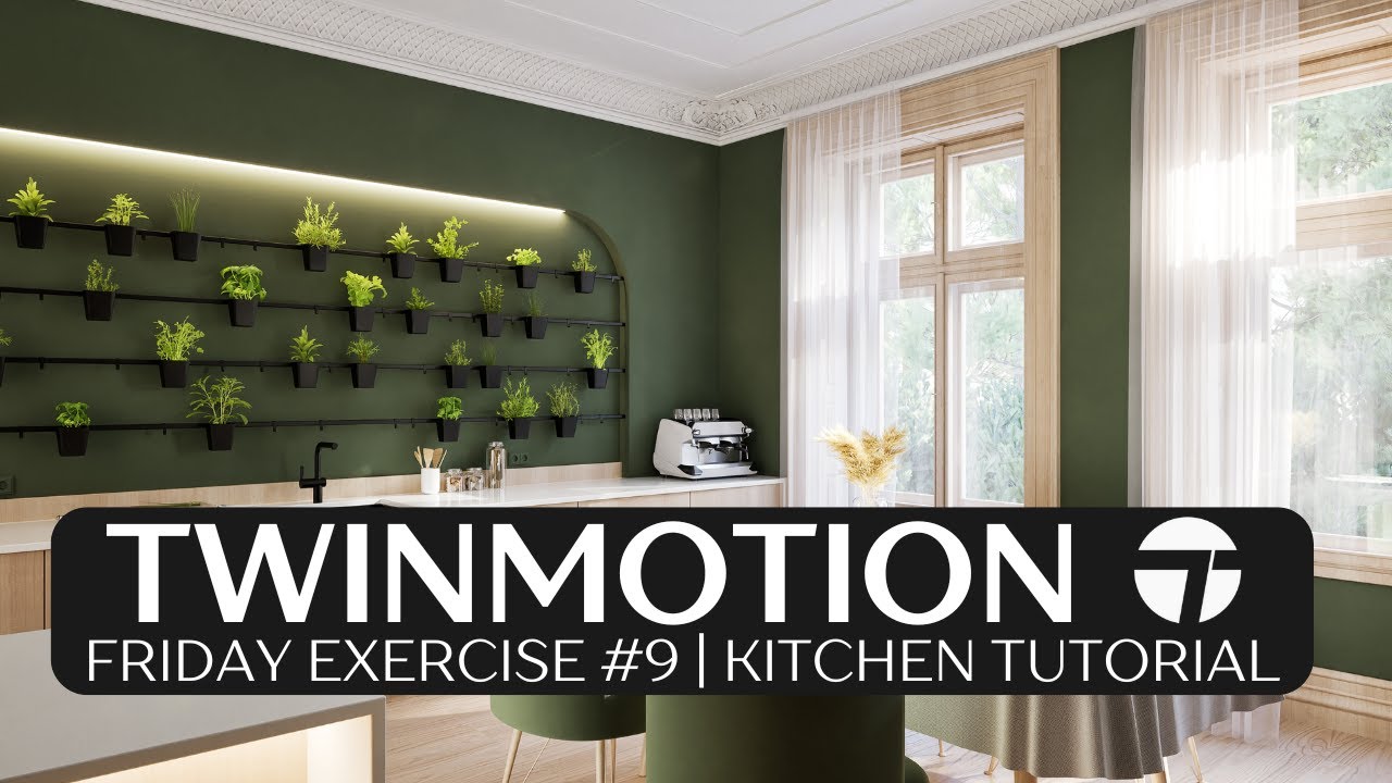 Twinmotion Friday Exercise | Kitchen Render Tutorial - YouTube