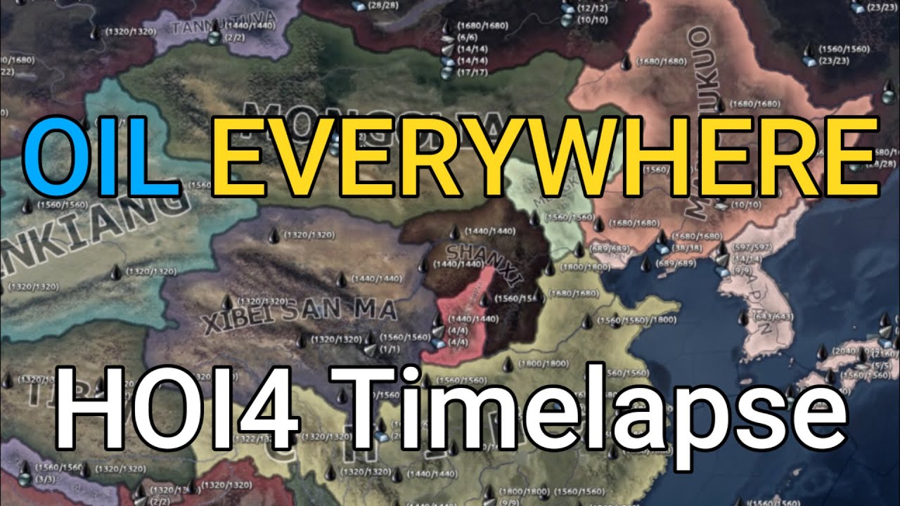 HOI4 But All Provinces Have Oil HOI4 Timelapse - YouTube
