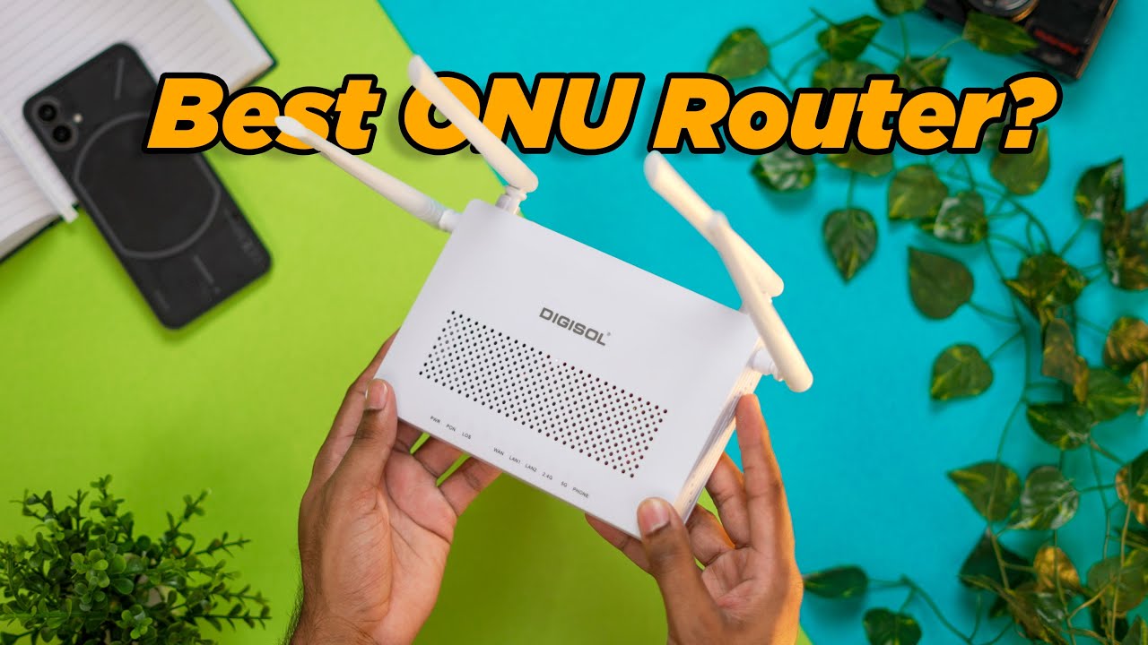Product Review- Digisol DG GR6821AC XPON ONU Wi-Fi Router - YouTube
