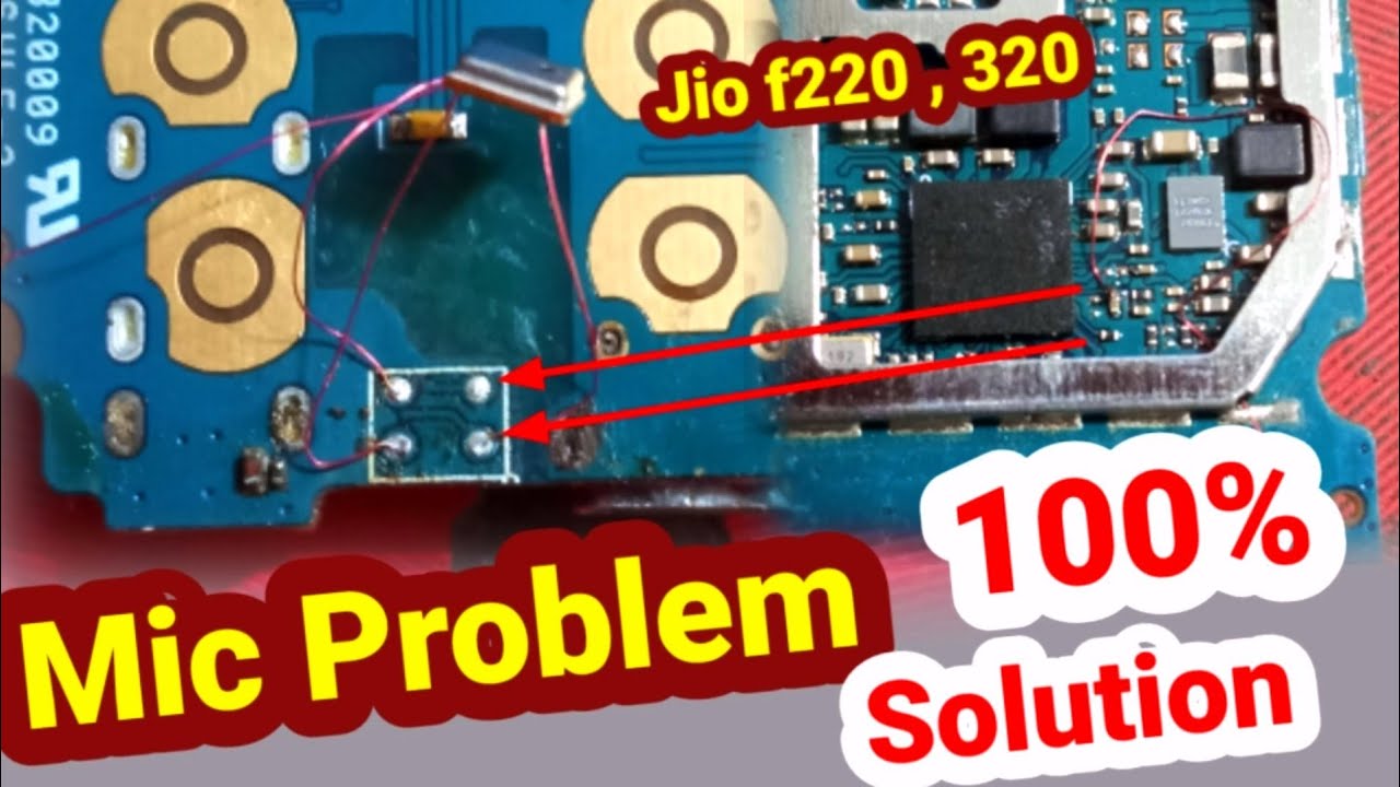 Jio Phone f220 Mic Jumper Solution | jio f220 mic plus point jumper ...