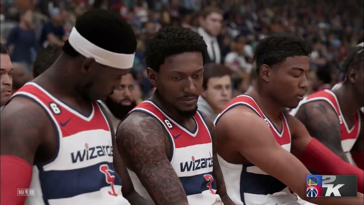 NBA 2K23 Gameplay: Golden State Warriors vs Washington Wizards - (Xbox Series X) [4K60FPS] - YouTube