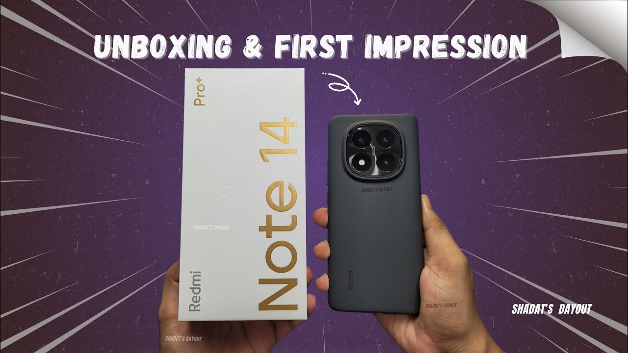 Redmi Note 14 Pro+ Unboxing & First Impressions! Is This the Flagship ...