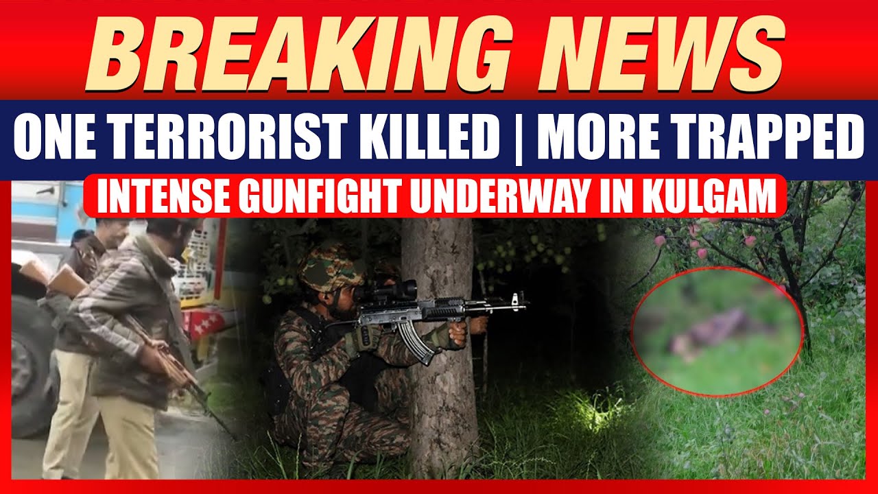 Kulgam Encounter | 2-3 Terrorists Trapped in South Kashmir Forest ...