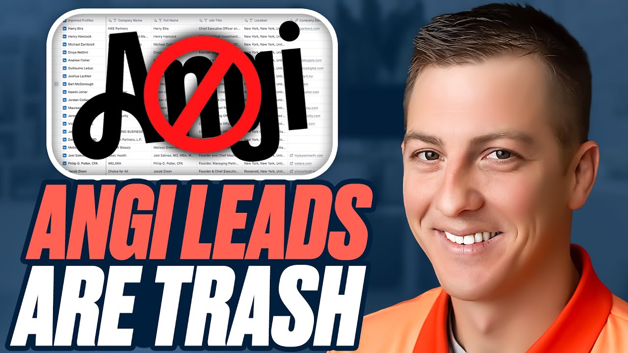 Angi roofing lead generation with no regrets - YouTube