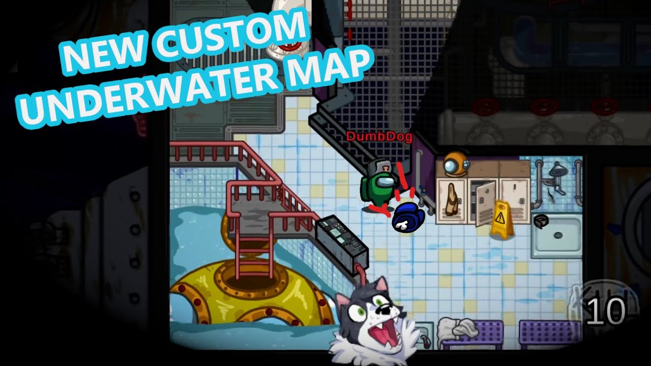We played on a brand new CUSTOM among us map. - YouTube