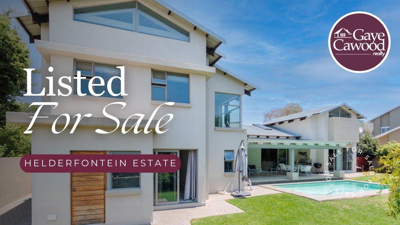 THE PERFECT 4 BEDROOM FAMILY HOME IN THE HEART OF HELDERFONTEIN ESTATE ...