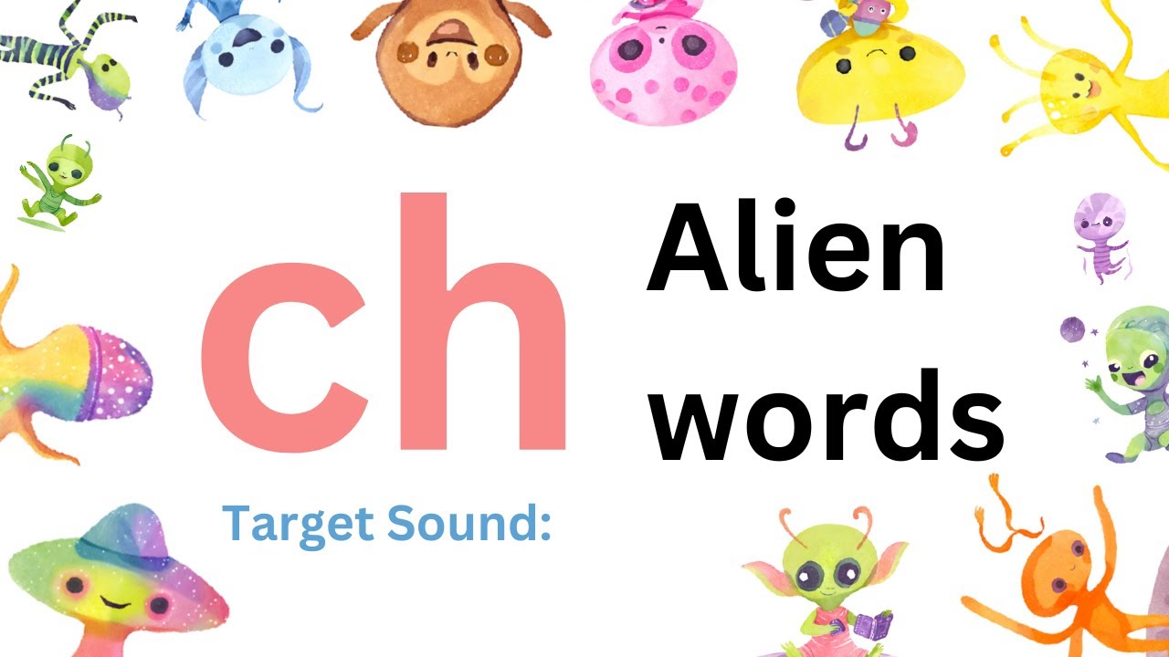 Alien words practice CH sound learning to read phonics screening check ...