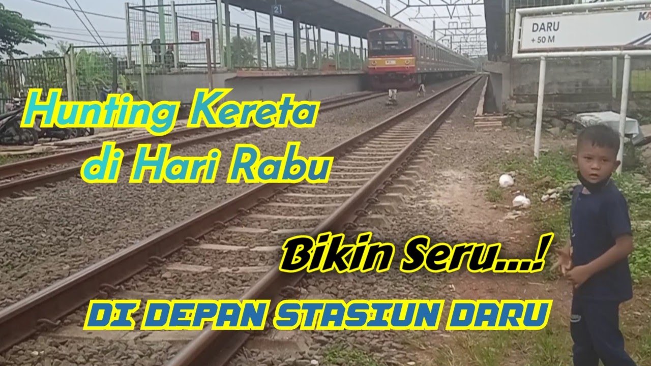 Di Depan Stasiun Daru, Hunting Keretanya Bikin Seru #huntingkeretaapi # ...