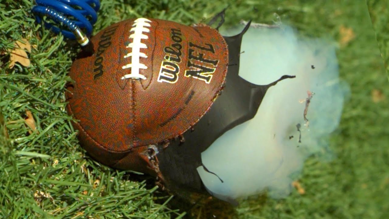 Over-inflating Footballs in Super Slow Motion - The Slow Mo Guys - YouTube