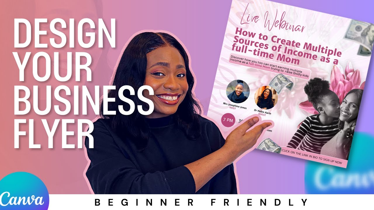 THIS WILL MAKE YOU LOVE CANVA! | ADVANCED FLYER TUTORIAL 2023 - YouTube