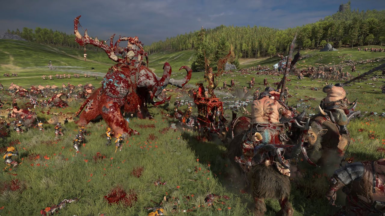 Ogre Kingdoms vs The Empire - 4K Quality - Total War Warhammer 3 - YouTube