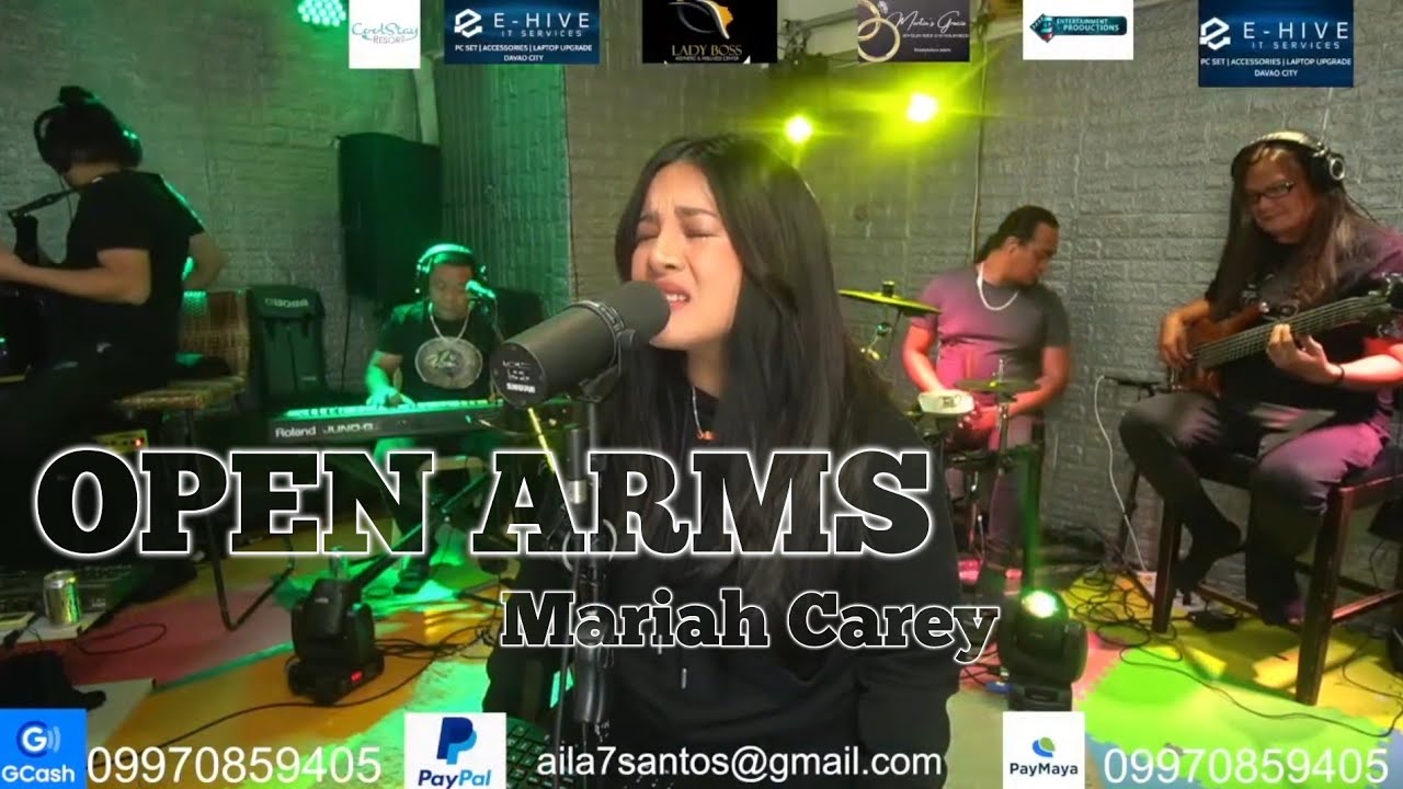OPEN ARMS-AILA SANTOS /R2K Band 2022 cover - YouTube