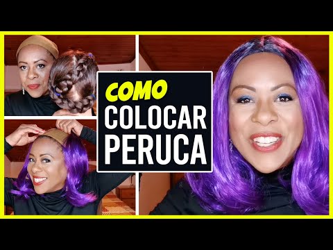 COMO COLOCAR PERUCA FÁCIL E RÁPIDO :: Aline Vieira - YouTube