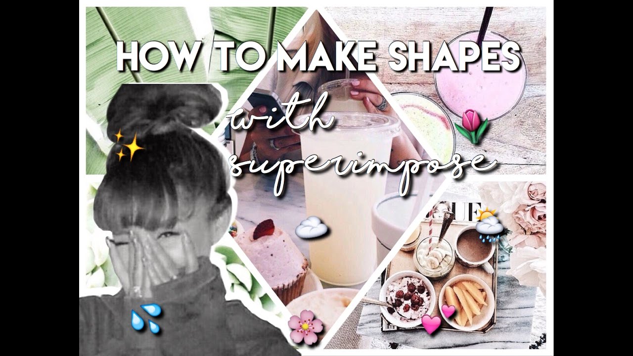 How to Make Shapes using Superimpose |DangerousAriTutorials💗 - YouTube