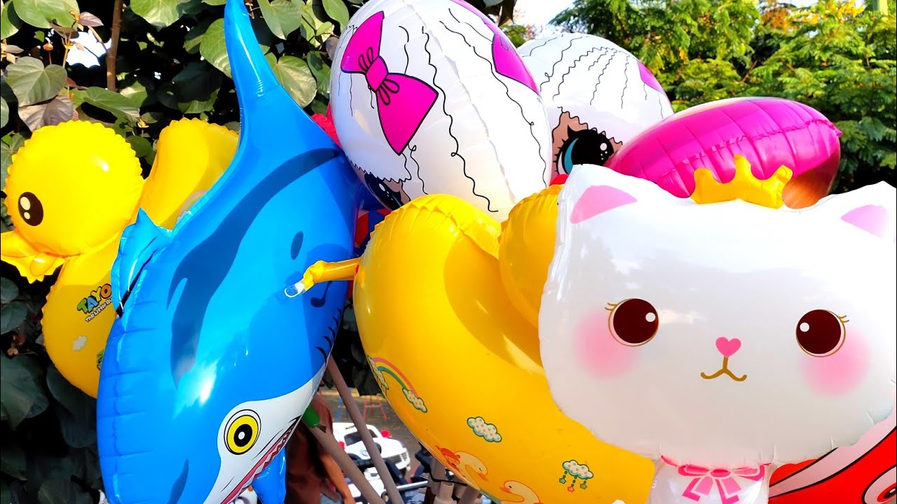 Balita Lucu Beli Balon Karakter Hello kitty Balon Tayo Dab Balon Burung ...
