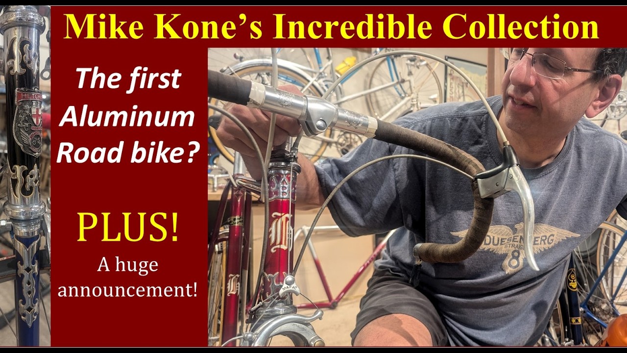 Went to Boulder Colorado to see Mike Kone's vintage bike collection ...