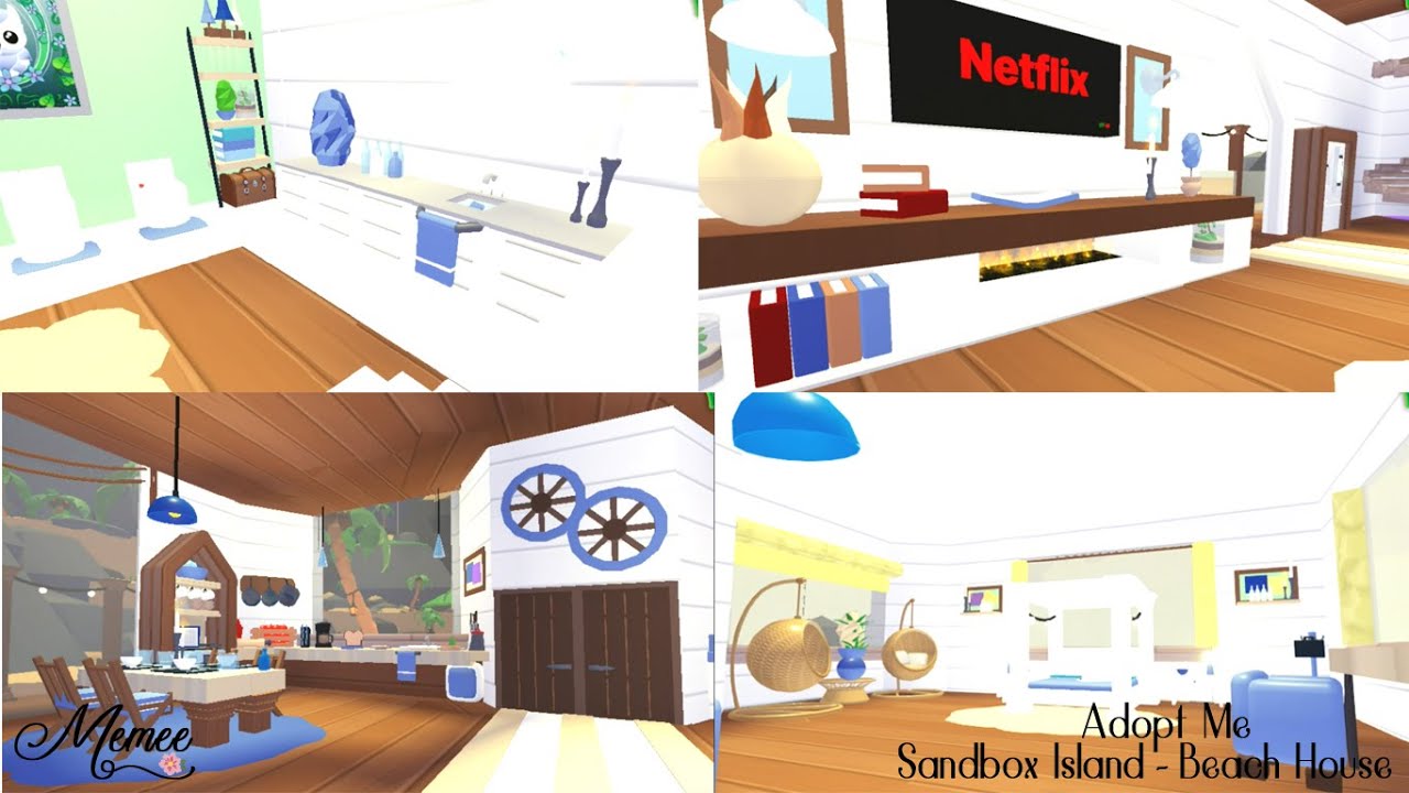 Beach House Furnished Speed Build Sandbox Island new tropical house in ...