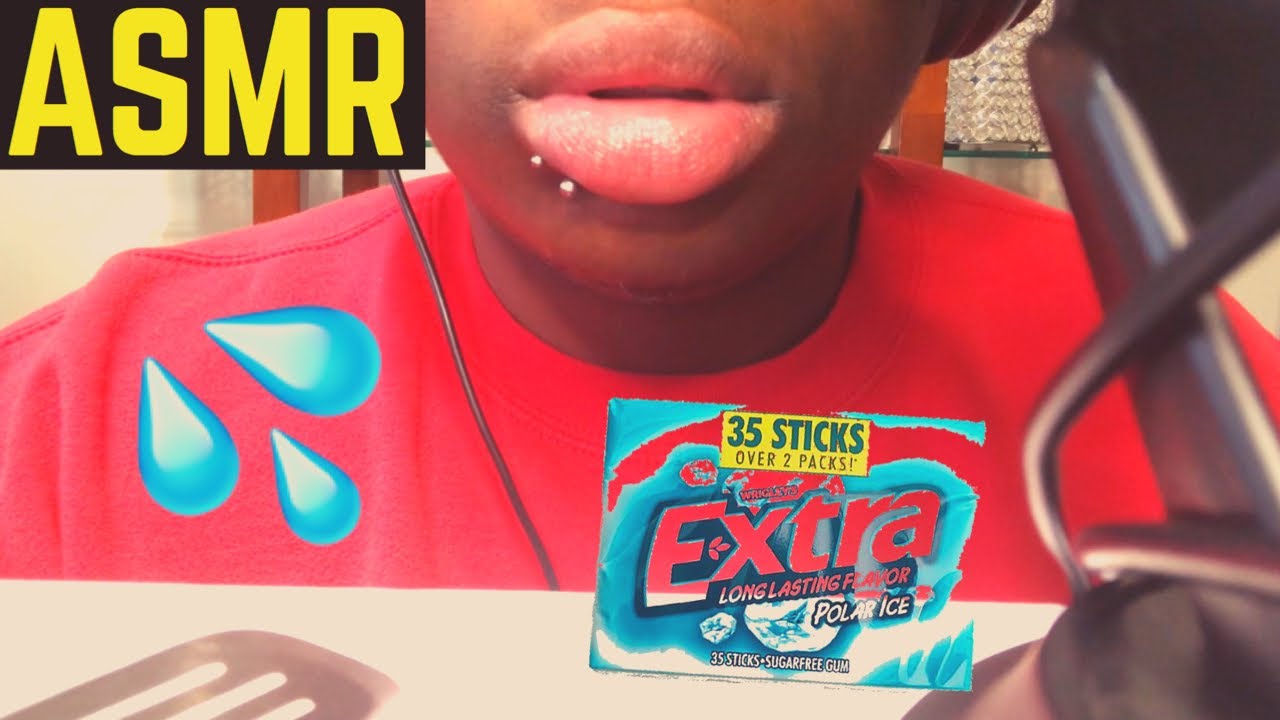 ASMR| BEST 25MINS OF GUM CHEWING (NO TALKING) WET MOUTH SOUNDS SMACKING ...
