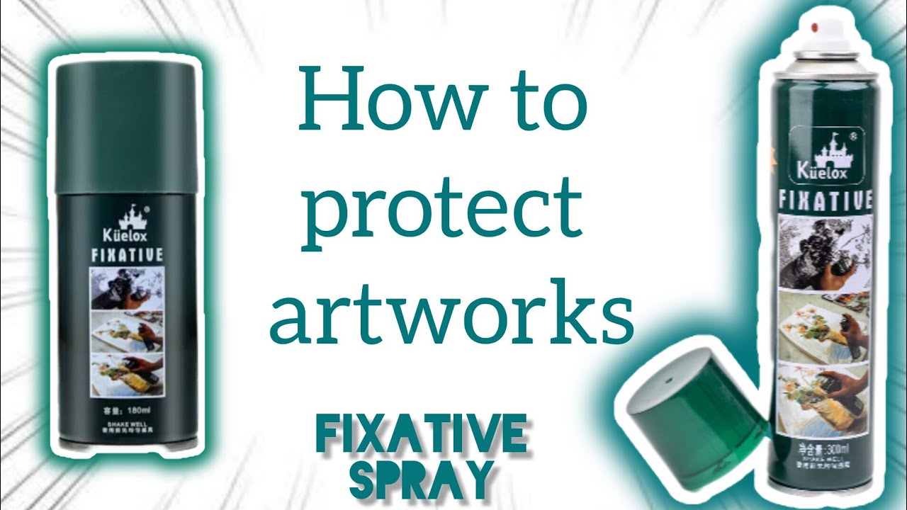 Fixative spray | How to protect artworks #fixativespray #trending - YouTube