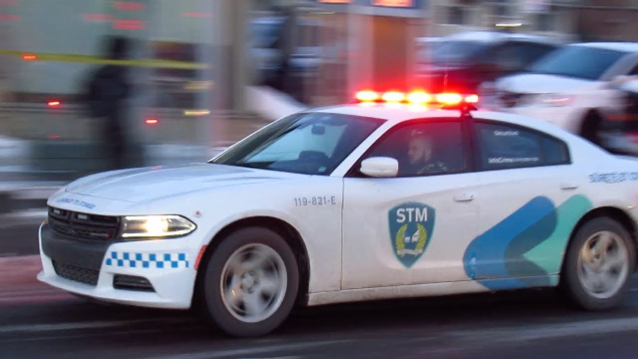 MONTREAL STM TRANSIT POLICE RESPONSE ON BLVD ST MICHEL 2-29-20 - YouTube