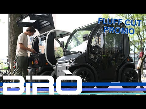 Birò Electric Two Seater Car Alternative -  Fluff Cut Promo Video