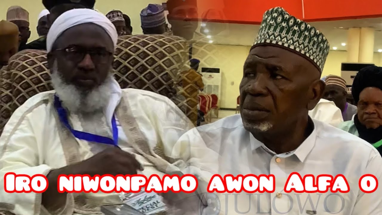 Iro niwonpa mo awon Alfa ile Yoruba lori oro gumi towasi ilu Ibadan ...