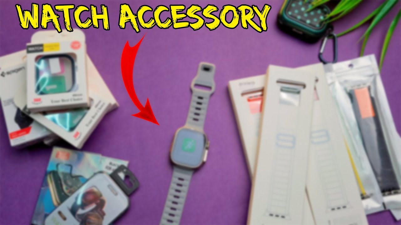 Smartwatch Accessories Review And Installation || Strap,Case,Protector ...