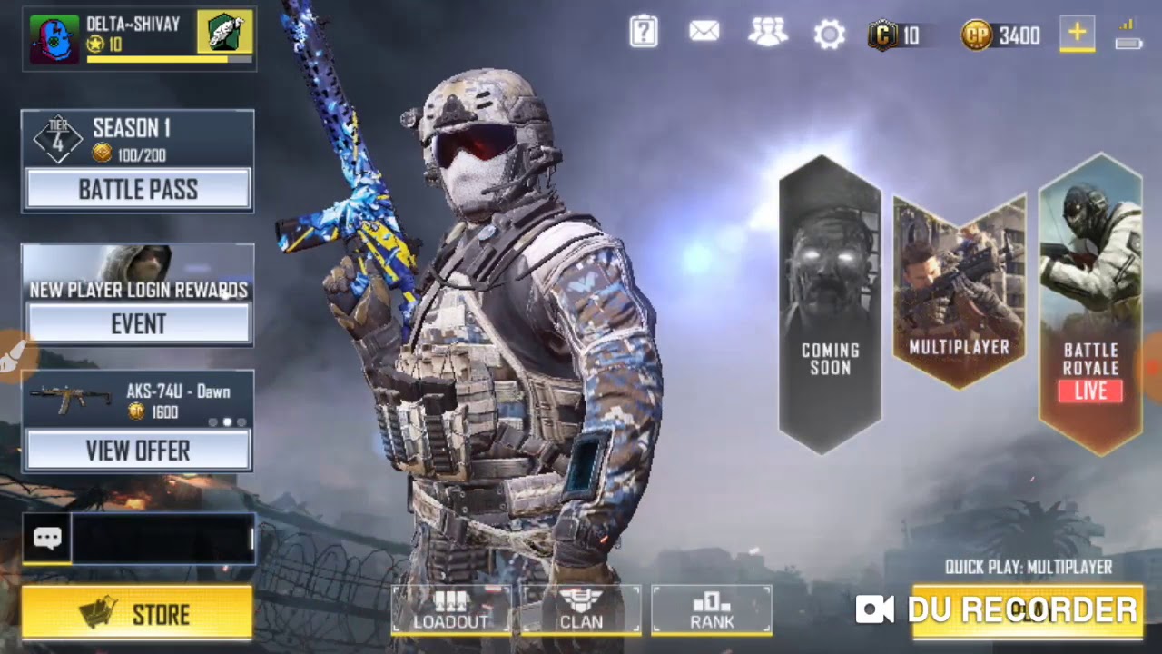 My first gameplay of call of duty | Tutorial video and downloading link ...