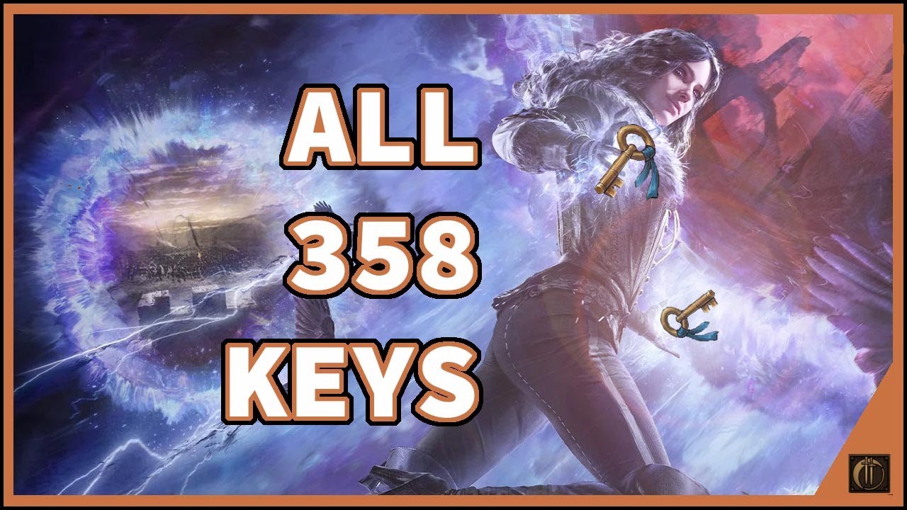 How To Get ALL 358 KEYS in Yennefers Journey / Gwent Journey Guide ...