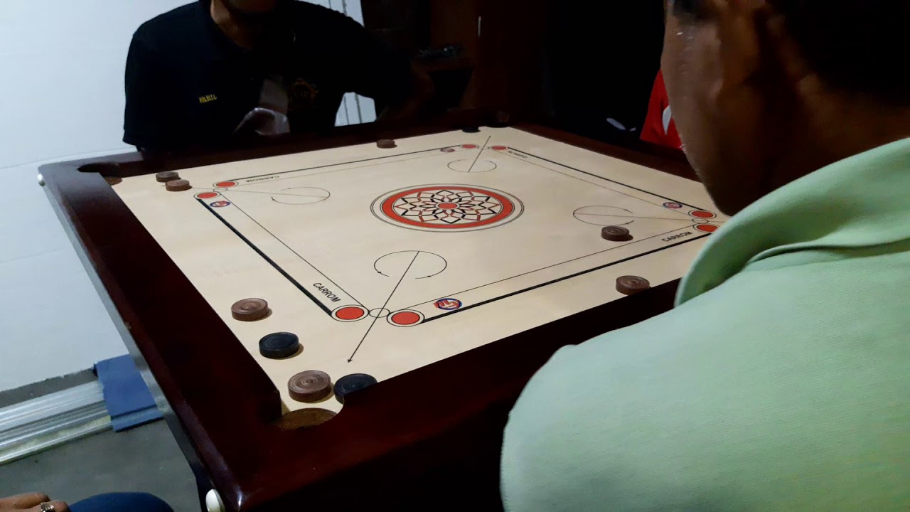 Aksi permainan regu karom di rantau panjang klang main sampai lebam tgn ...