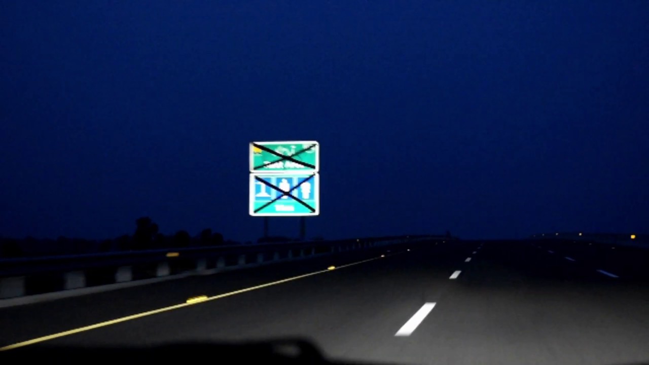 LAHORE ABDUL HAKEEM MULTAN KARACHI MOTORWAY M3 | COMPLETE NIGHT VIEW ...