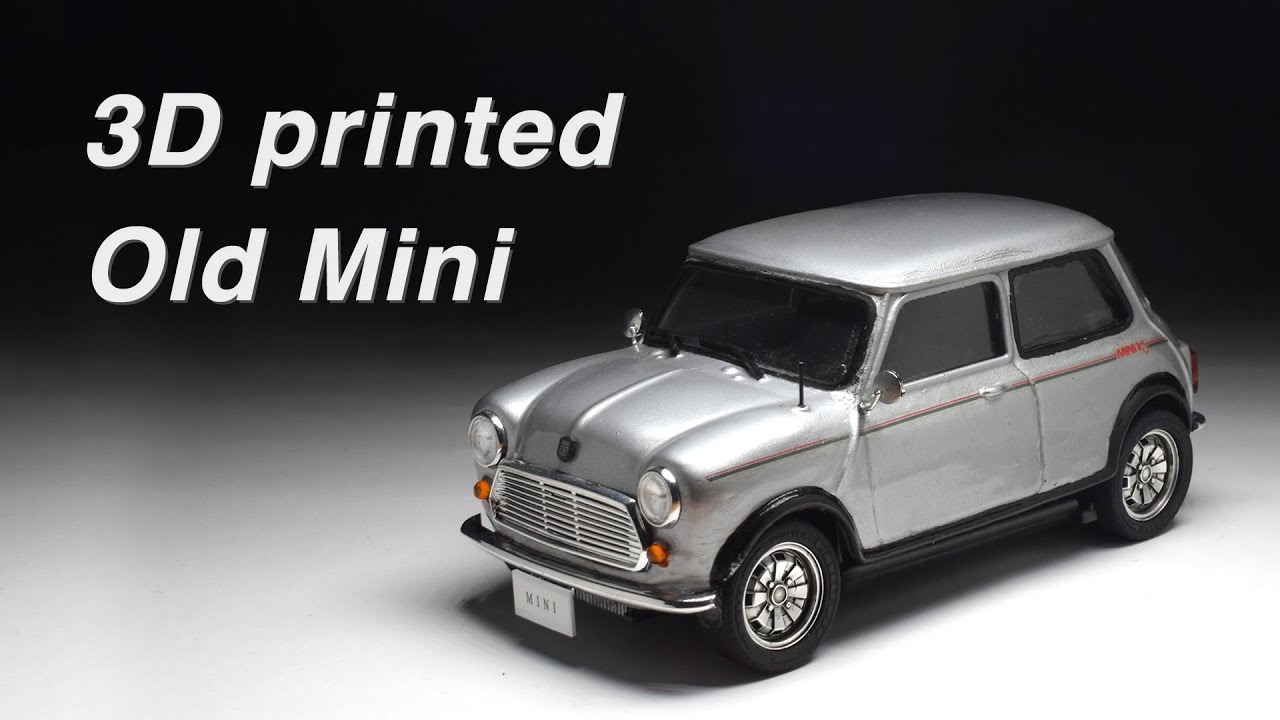 Building First 3D printed Model Kit - Old Mini scale 1/24 Model kit ...
