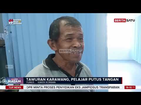 Tawuran di Jalan Pantura Karawang, Pelajar SMK Alami Luka Parah #beritasatu