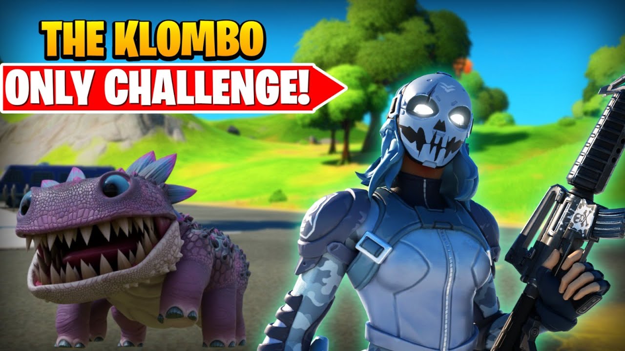 The Fortnite Klombo (Dino) Only Challenge - YouTube