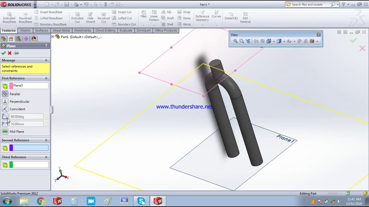 SOLIDWORKS - CYCLE FRAME FOR BEGINNERS !! SUBSCRIBE !! - YouTube