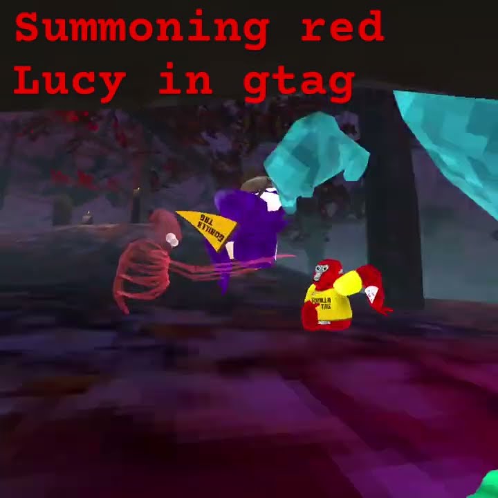 Summoning red Lucy #gtag #halloween #gorrilatag #games #gaming - YouTube