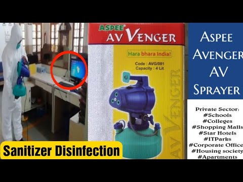Aspee Avenger Ultra Low Volume Sprayer Luv Fogger | sanitizer spray ...