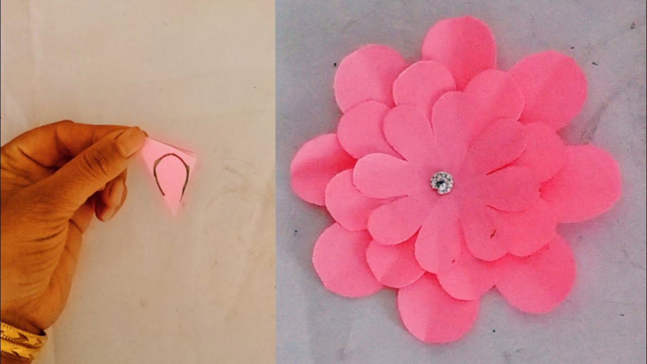 Easy And Beautiful New Flower Design Craft ll New And Beautiful ️ ...