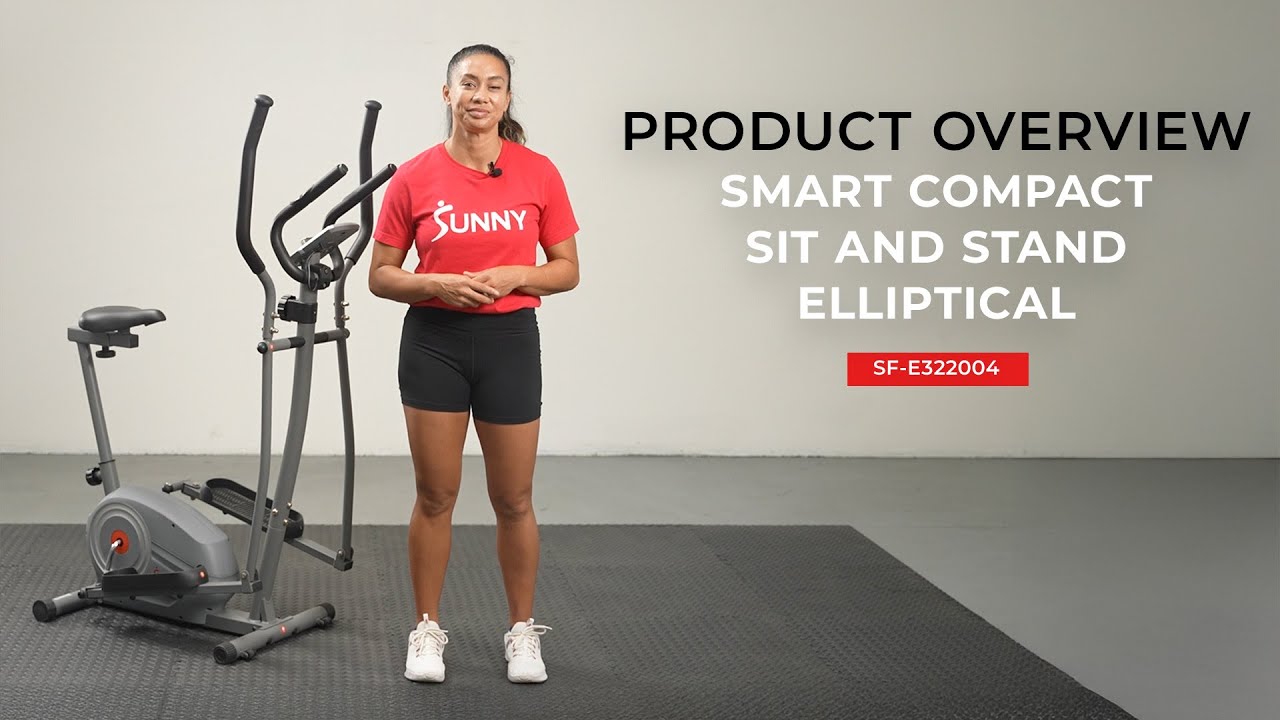 How to Use: Smart Compact Sit and Stand Elliptical - YouTube
