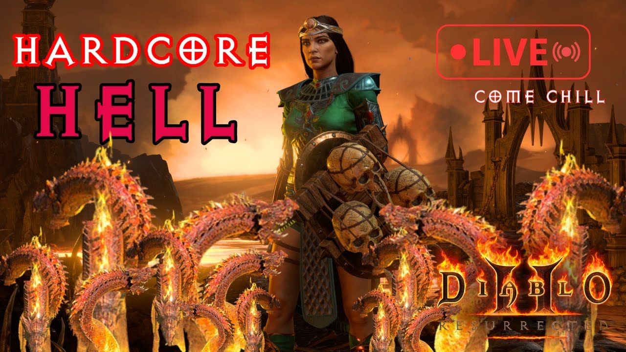 HARDCORE Hydra Sorceress , Still in Lower Kurast for that CTA- Diablo 2 ...