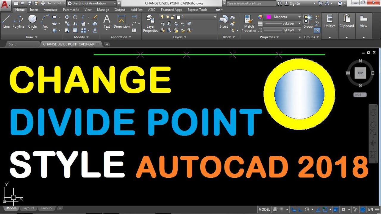 How To Change Divide Points Style In AutoCAD 2018 YouTube how-to-change-divide-points-style-in-autocad-2018-youtube