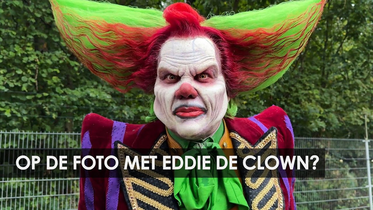 Zo kun je op de foto met Eddie de Clown in Walibi Holland (Halloween ...